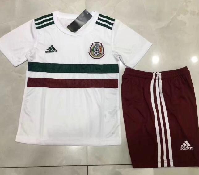 Mexico 2018 FIFA World Cup Away Kids Soccer Kit Children Shirt And ...