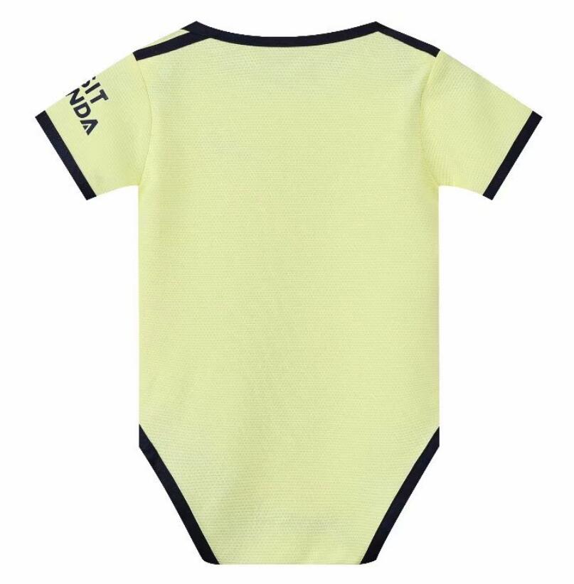 Arsenal 2021/22 Away Little Baby Onesie Shirt Soccer Jersey ...