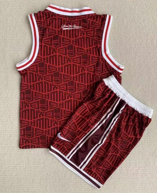 Liverpool 2022/23 LEBRON JAMES Kids Red Vest Training Kit Children ...