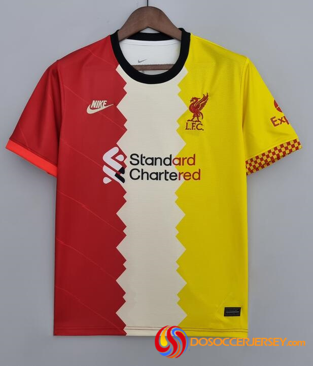 Liverpool 2022/23 Red Yellow Training Shirt | Dosoccerjersey Shop