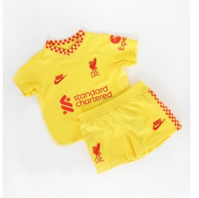 Liverpool 2021/22 Third Kids Soccer Kit Children Shirt + Shorts ...