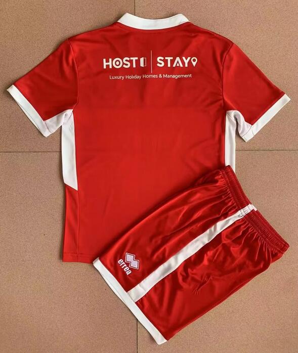 Middlesbrough 2022/23 Home Kids Soccer Jersey Kit Children Shirt and ...