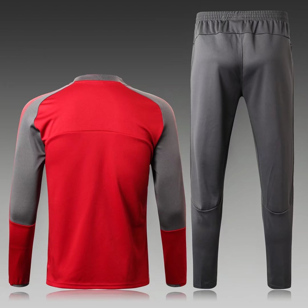 Kids Arsenal Training Suit O'Neck Red 2017/18 | Dosoccerjersey Shop
