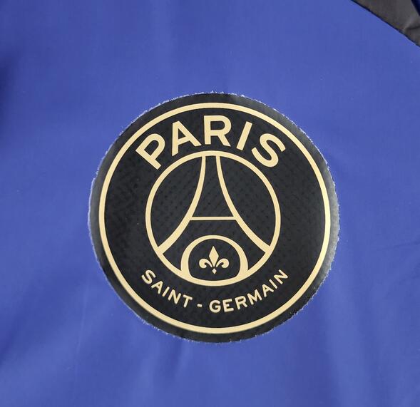 PSG 2022/23 Blue Black Jordan Windbreaker Jacket | Dosoccerjersey Shop