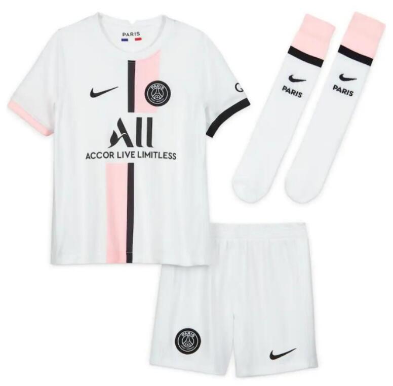 PSG 2021/22 Away Kids 10 MESSI Soccer Wholte Children Team Kit ...