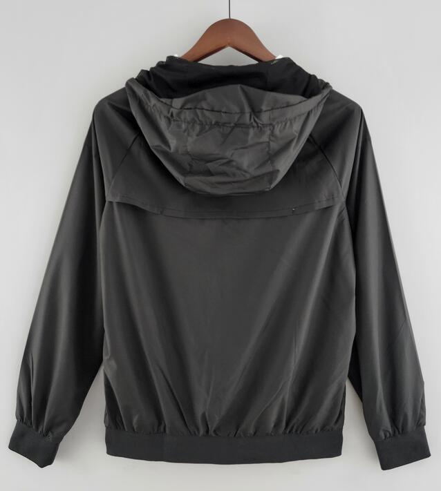 PSG 2022/23 Black Windbreaker Jacket | Dosoccerjersey Shop