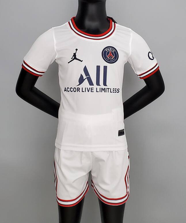 PSG 2021/22 Fourth Kids Soccer Children Team Kit | Dosoccerjersey Shop
