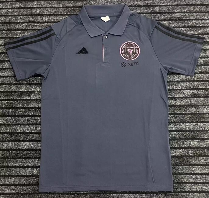 Inter Miami 2023/24 Grey Polo Shirt | Dosoccerjersey Shop