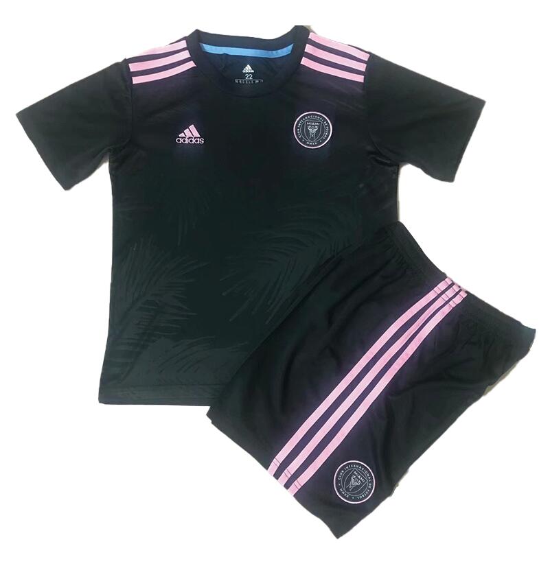 Inter Miami 2021/22 Away Kids Soccer Jersey Kit Children Shirt + Shorts ...