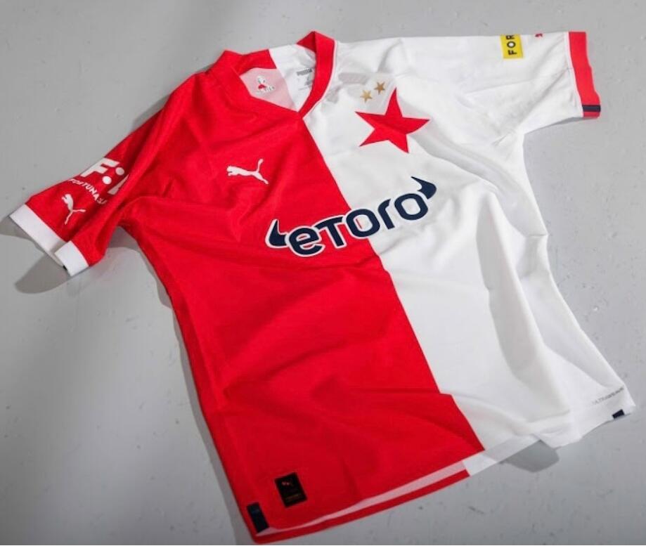 Slavia Prague 2022/23 Home Shirt Soccer Jersey | Dosoccerjersey Shop