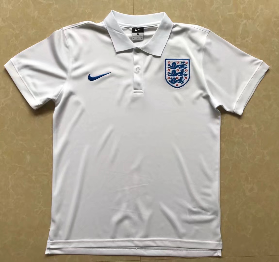 England 2018 World Cup White Polo Shirt | Dosoccerjersey Shop