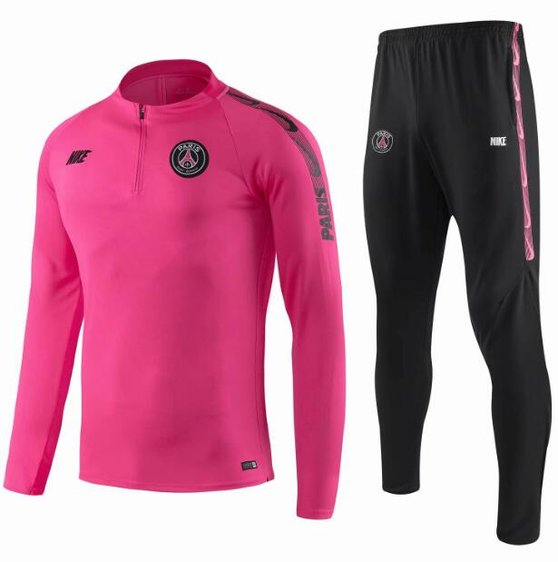 PSG 2019/2020 Pink Training Suit (Sweatshirt+Trouser) | Dosoccerjersey Shop