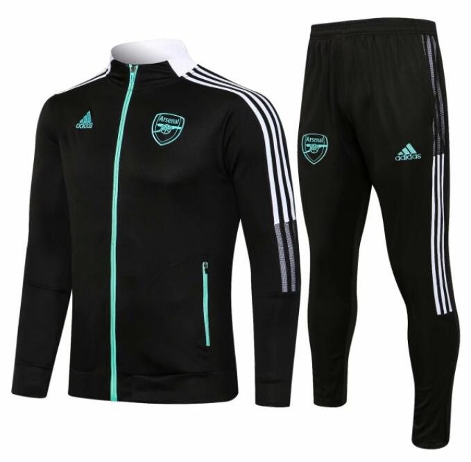 Arsenal 2021/22 Black Training Suit (Jacket+Trouser) | Dosoccerjersey Shop