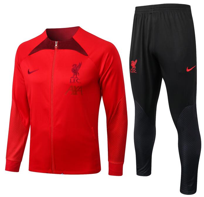 Liverpool 2022/23 Red Training Suits (Jacket+Trouser) | Dosoccerjersey Shop