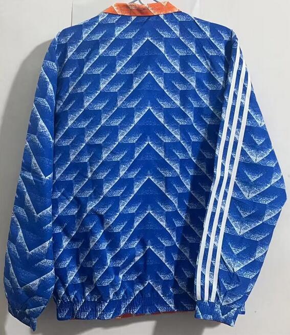 Netherlands 2023/24 Orange Blue Double-Face Windbreaker Jacket ...