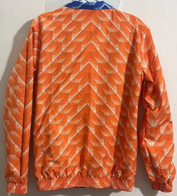 Netherlands 2023/24 Orange Blue Double-Face Windbreaker Jacket ...