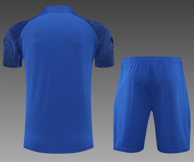 PSG 2022/23 Blue Training Uniforms (Shirt+Shorts) | Dosoccerjersey Shop