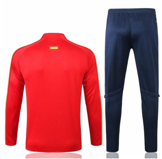 Spain 2020 Red Training Suit (Jacket+Trousers) | Dosoccerjersey Shop